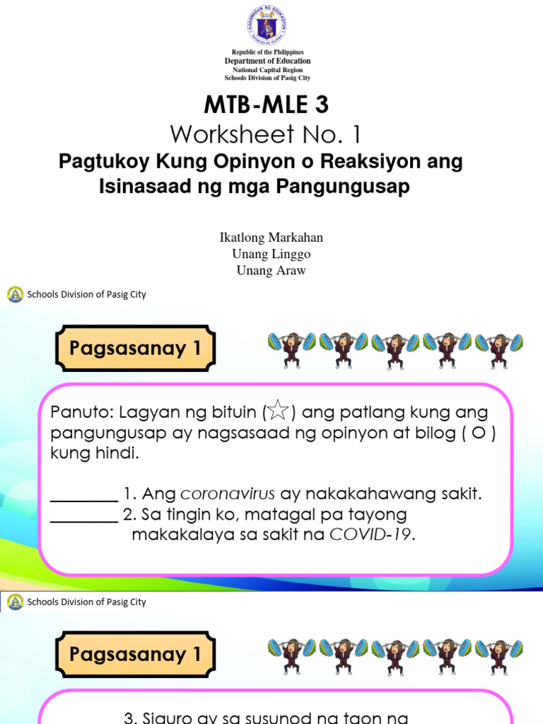 Mtb-Mle 3 Q3 DW - 1 | PDF