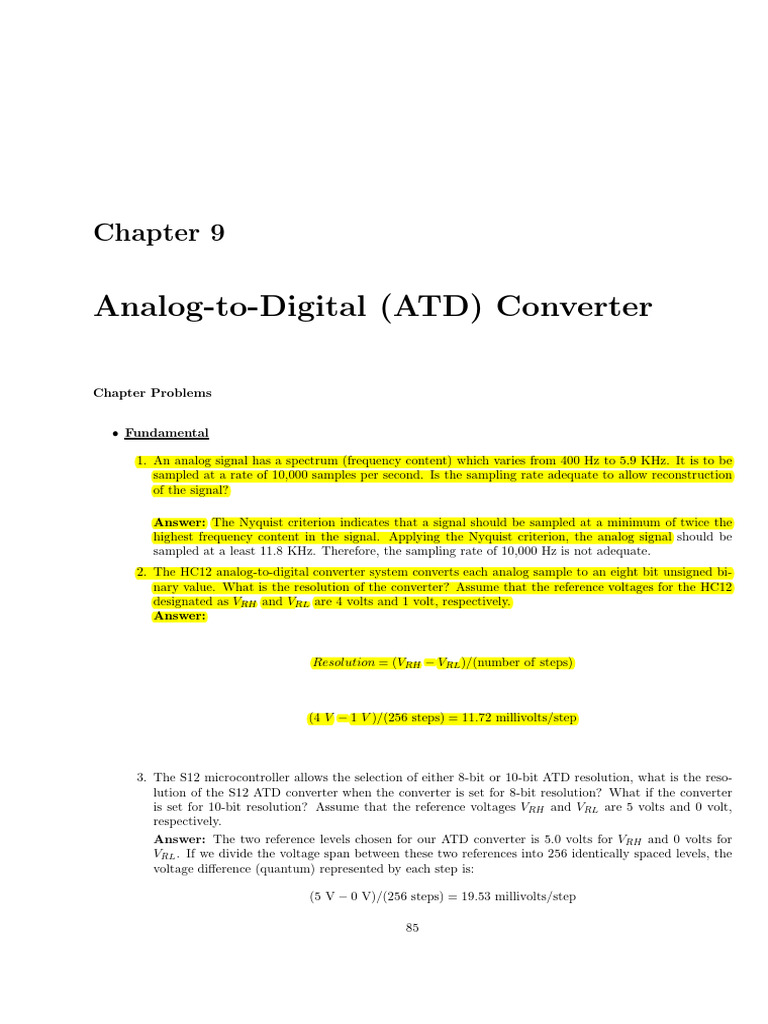 Homework4 Solution | PDF | Sampling (Signal Processing) | Analog To Digital Converter