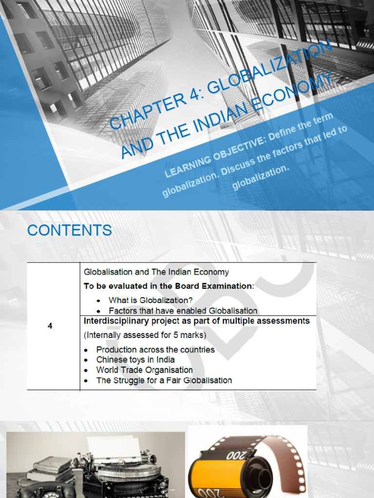 Chapter 4 Globalization and The Indian Economy 2023 | PDF