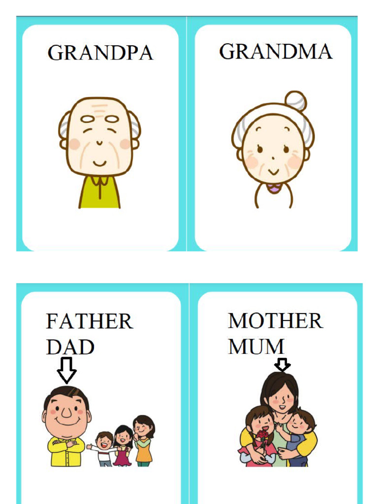 Flashcards Family | PDF