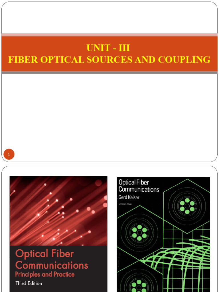UNIT III | PDF | Laser Diode | Laser