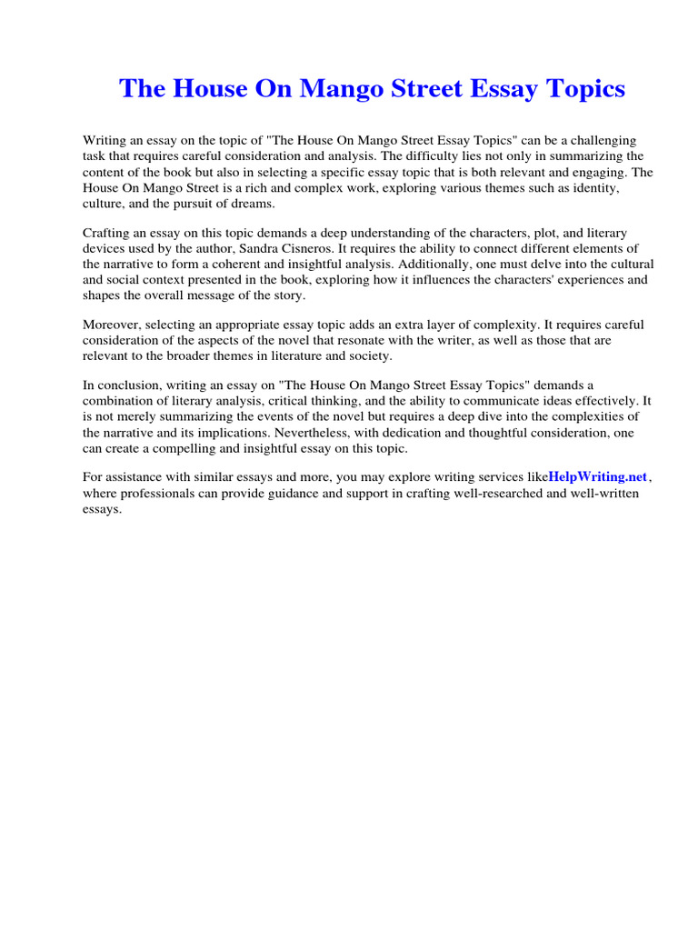 Essay Guide for Literature Students | PDF | Essays | Narrative