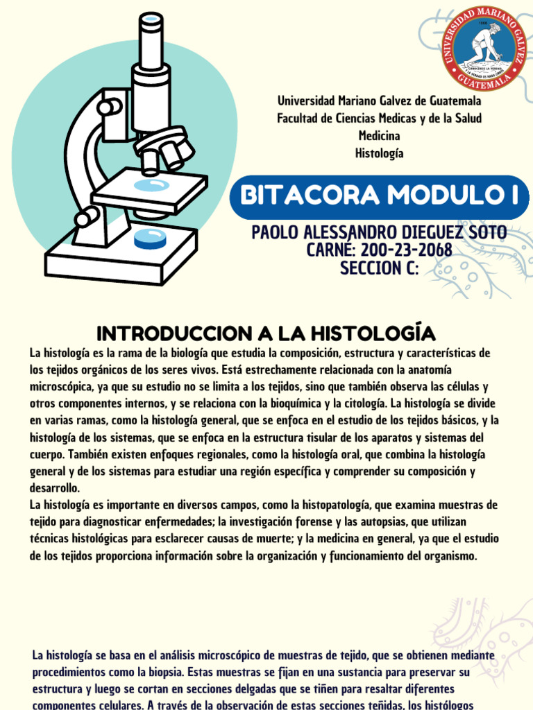 Introducción a la Histología y Tejidos | PDF | Tejido conectivo | Epitelio