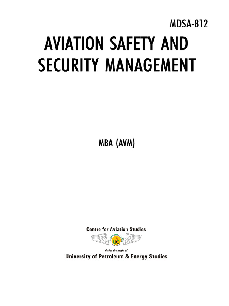 MDSA 812 - Aviation Safety & Security Management0001 | PDF | Runway ...
