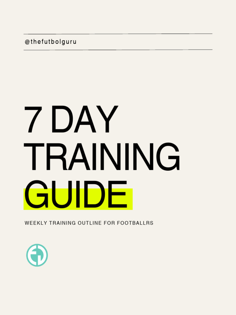 7 Day Training Program | PDF