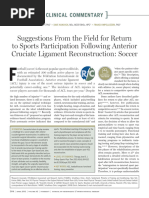 Acl Rsi | PDF | Knee | Injury