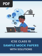 ICSE Class 10 Competency Based Questions Computer Applications 2025 ...