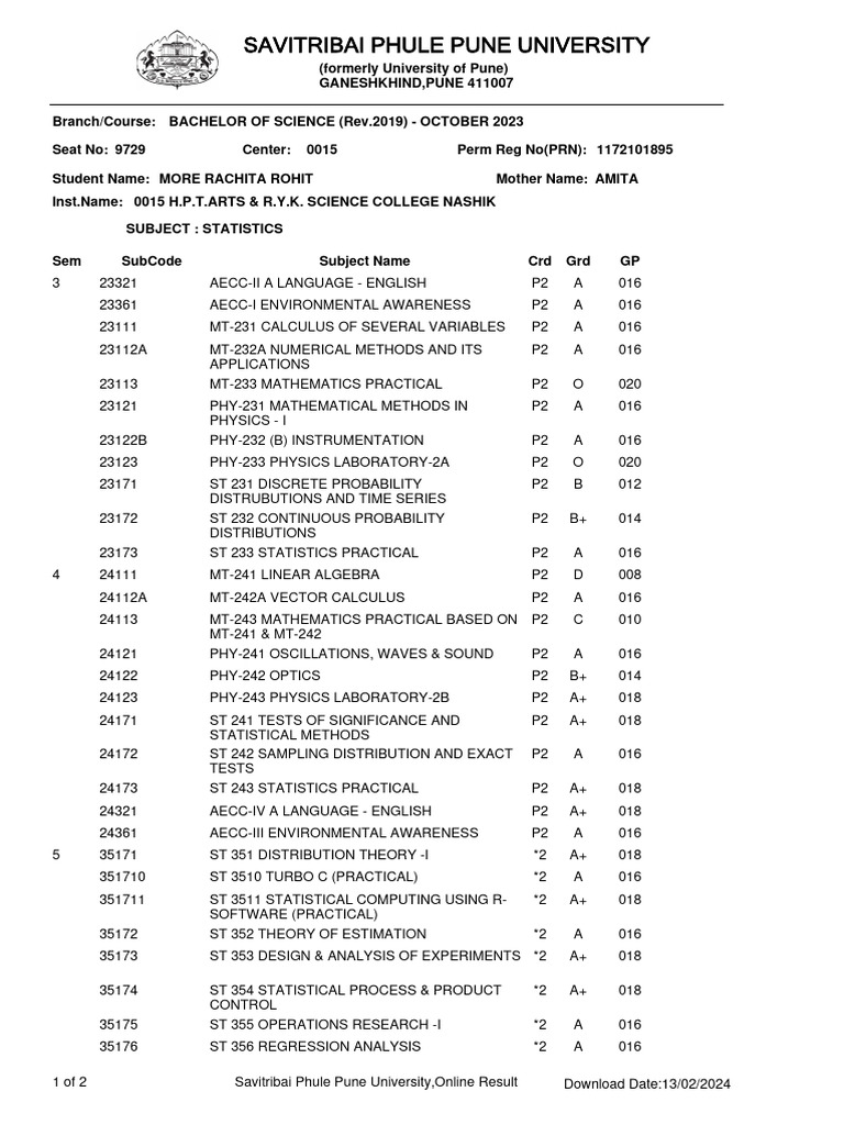 ViewResult1-5 | PDF | Statistics | Mathematics