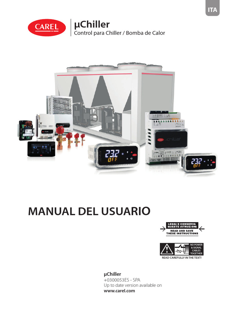 Carel Chiller Manual | PDF | Residuos | Terminal de computadora