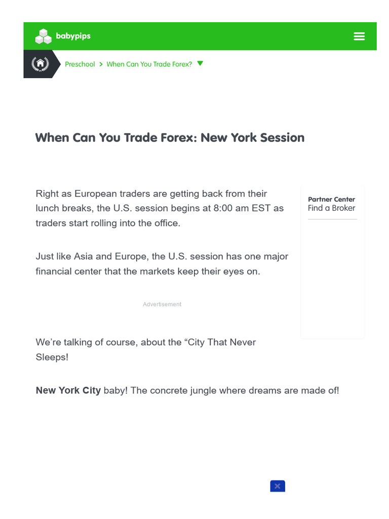Learnforexnew York Session | PDF | Foreign Exchange Market | Economies