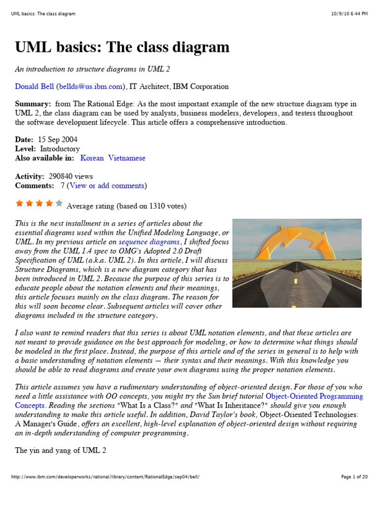 UML | PDF | Class (Computer Programming) | Unified Modeling Language