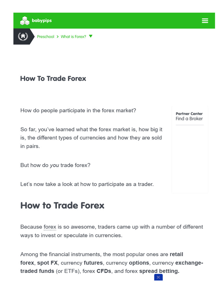 Learnforexdifferent Ways To Trade Forex | PDF | Foreign Exchange Market ...