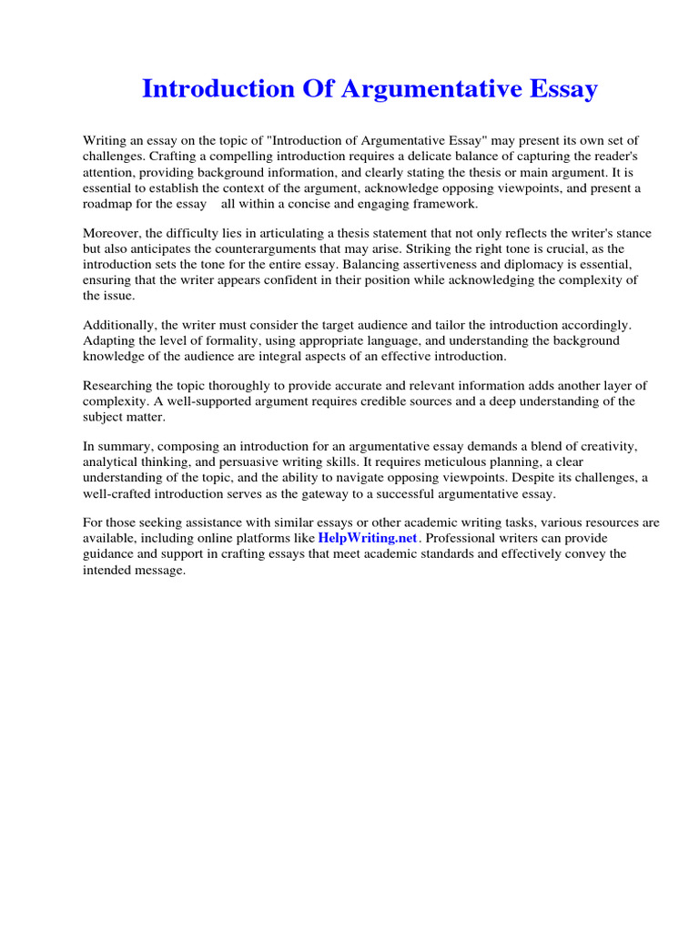 Argumentative Essay Tips | PDF | Honey Bee | Essays