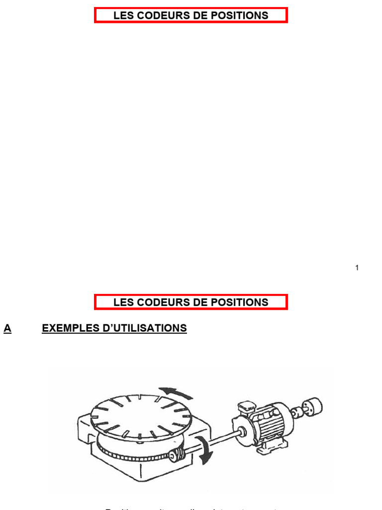 Codeurs de Position | PDF | Fréquence | Angle