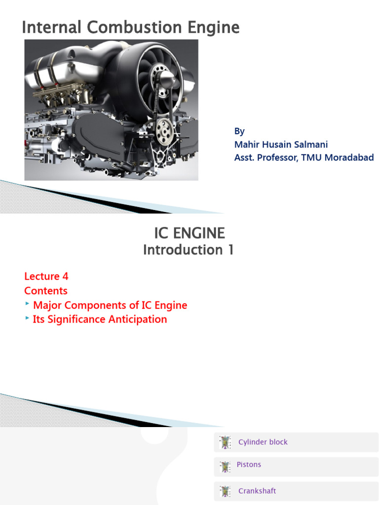 IC Engine Lec4 | PDF | Engines | Internal Combustion Engine