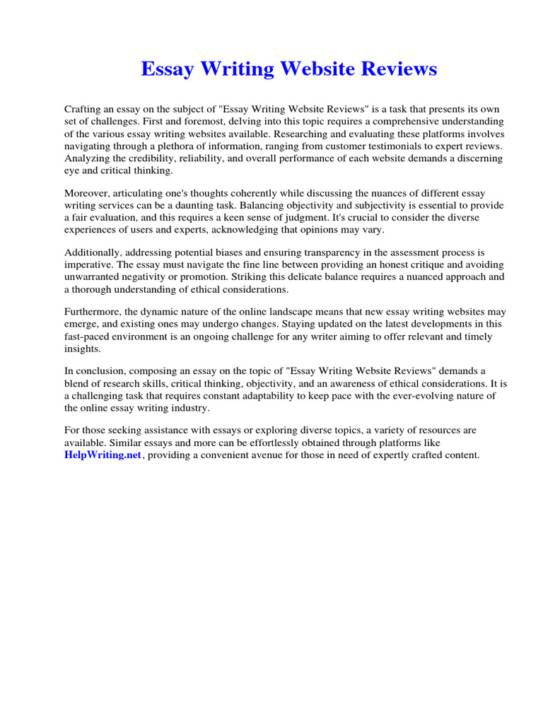 Essay Writing Website Reviews | PDF | Cannabis | Genetics