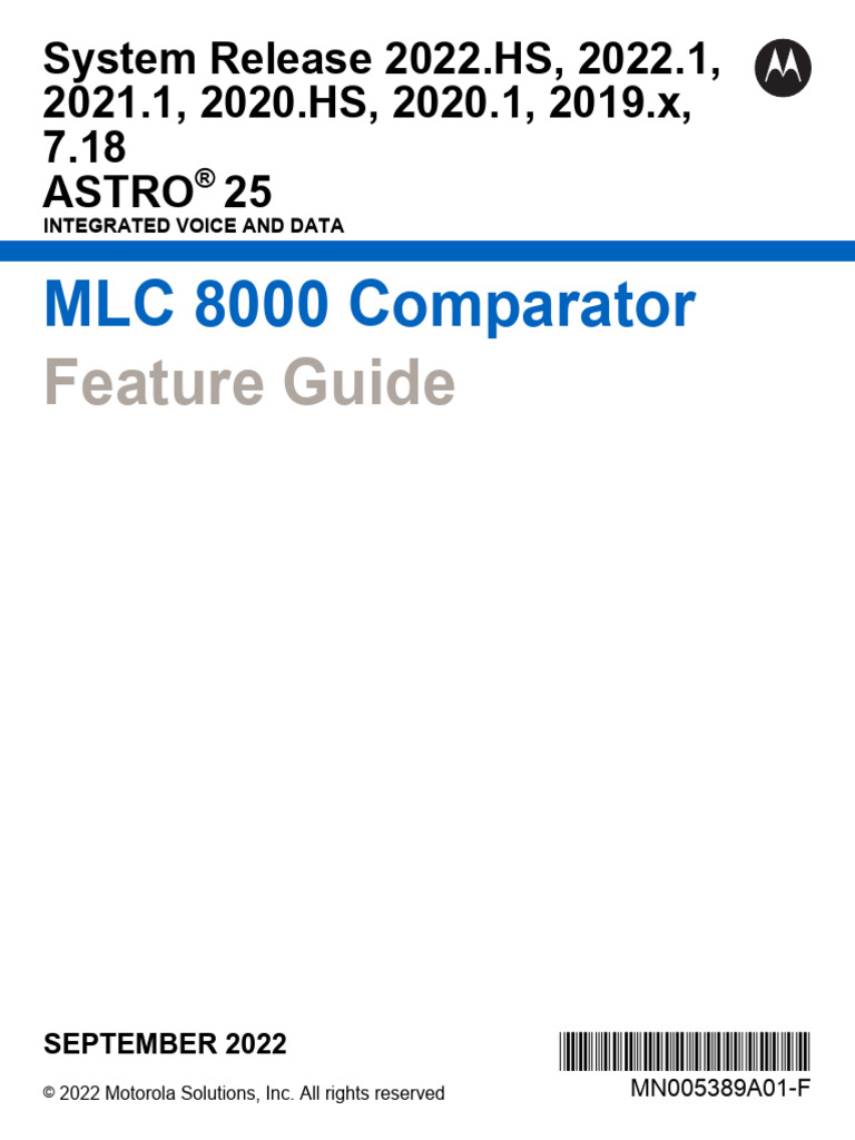 MN005389A01-F Enus MLC 8000 Comparator Feature Guide-1 | PDF ...