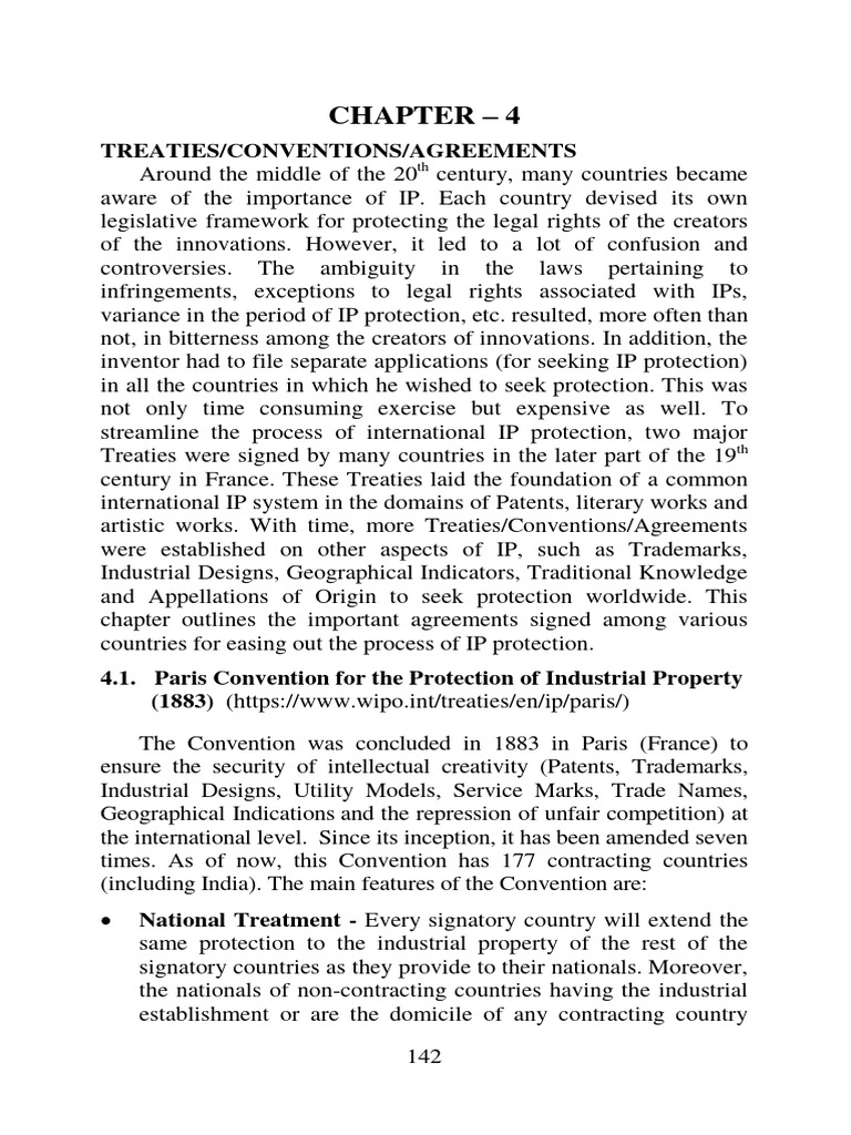 Treaties, Conventions, Agreements of IPR | PDF | Integrated Circuit ...