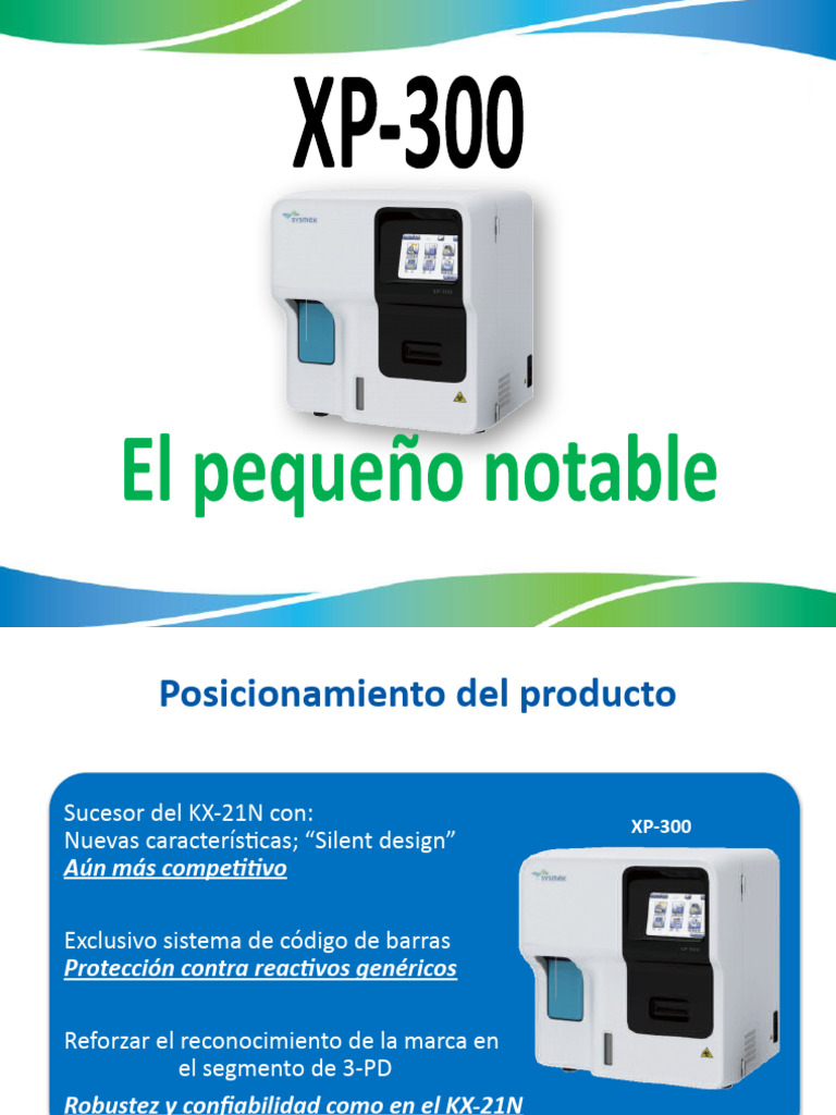 Sysmex XP300 | PDF | Pantalla táctil | Informática