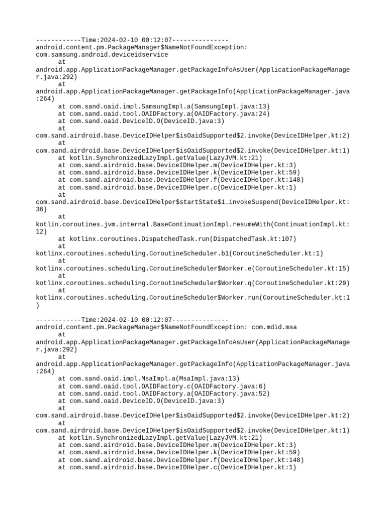 Exception 20240210 | PDF | Java Platform | Java Specification Requests