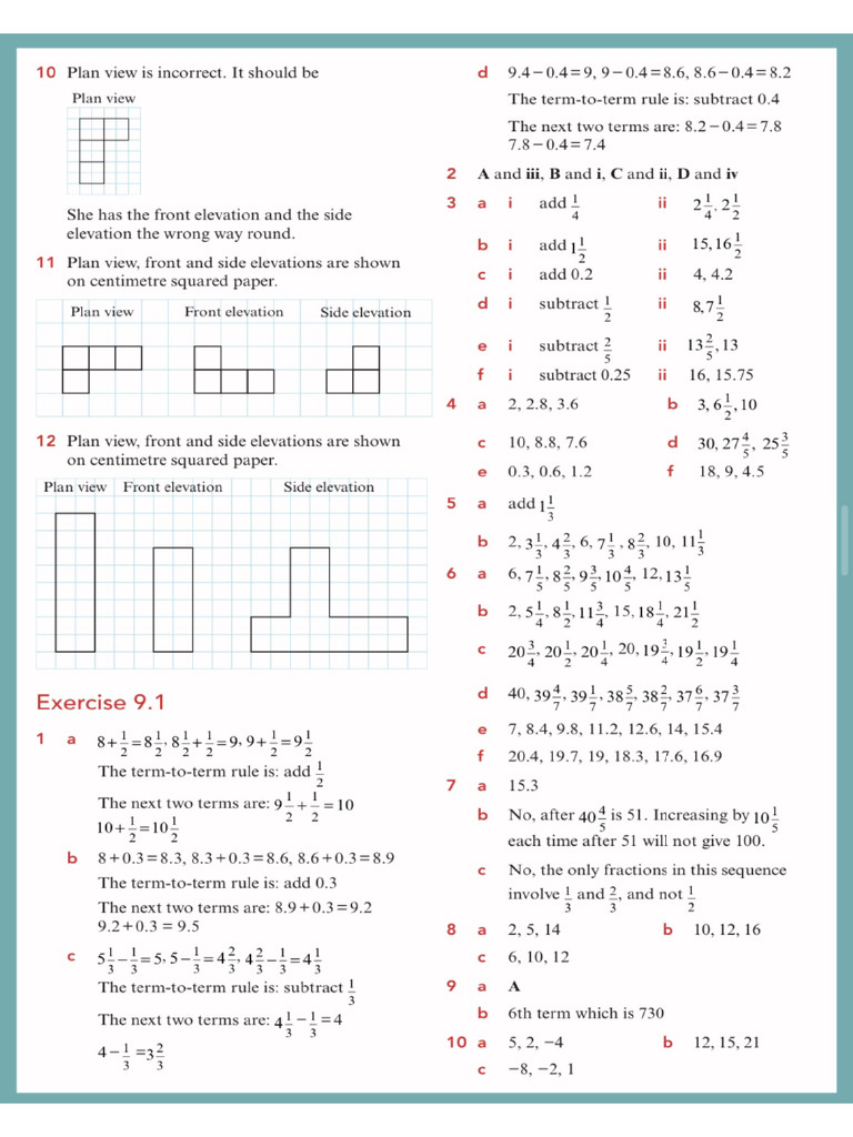 UNIT 9 & 10 Answers Key | PDF