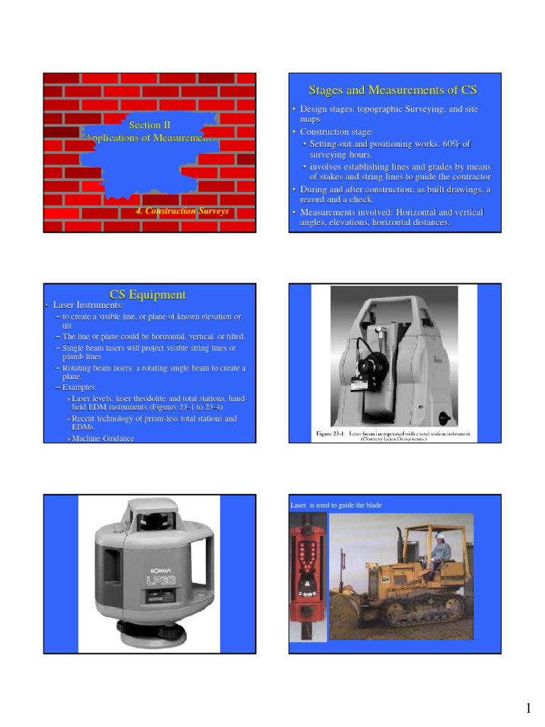 9 - Construction Surveys | PDF | Surveying | Metrology