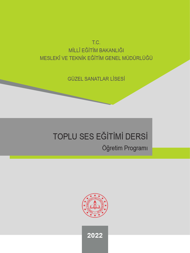 Toplu Ses Egitimi | PDF