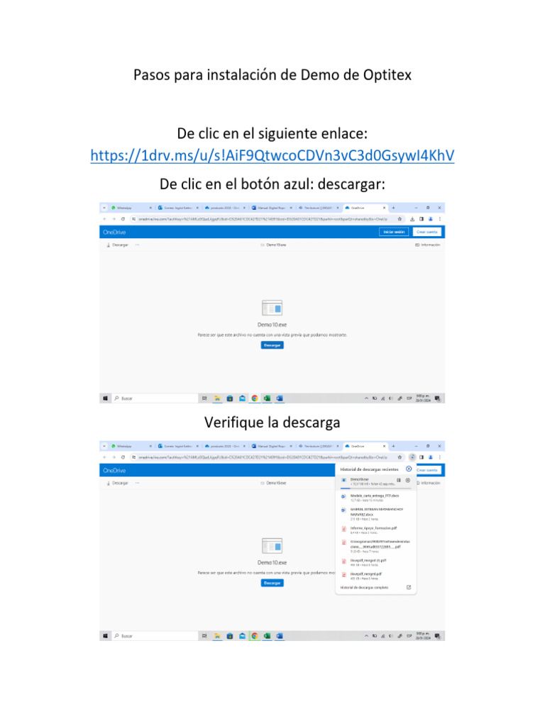Pasos para Instalación de Demo de Optitex | PDF