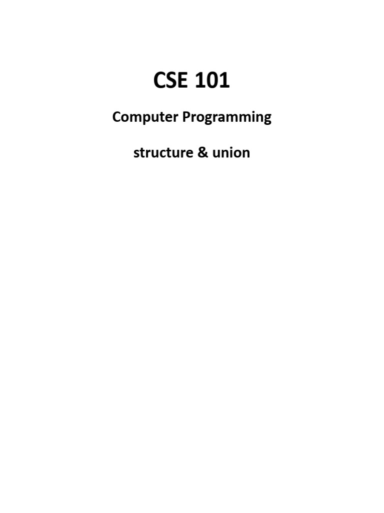 Cse 12 | Download Free PDF | Data Type | Computer Program