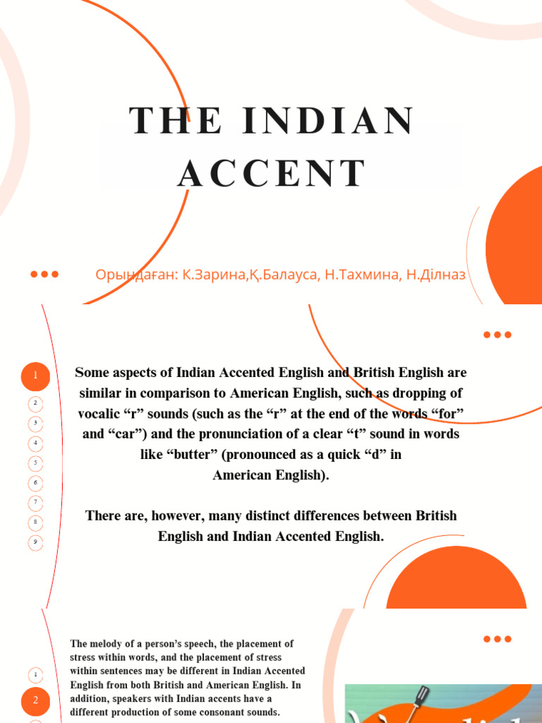 Understanding Indian Accent in English | PDF | English Language ...