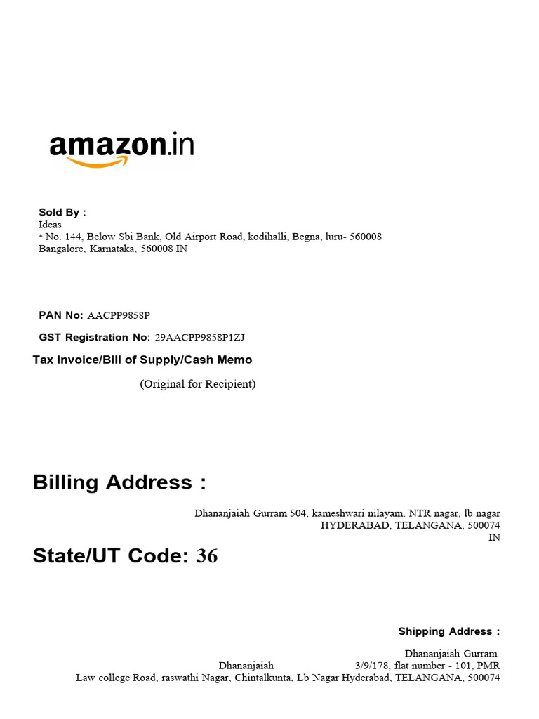 Updated Cloth Invoice | PDF