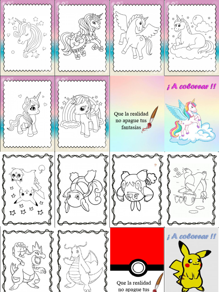 Mini Libros para Colorear | PDF