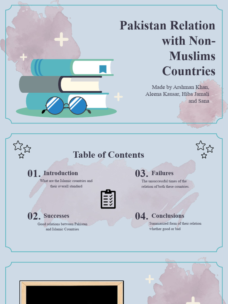Relation of Pakistan With Islamic Countries | PDF | Pakistan ...