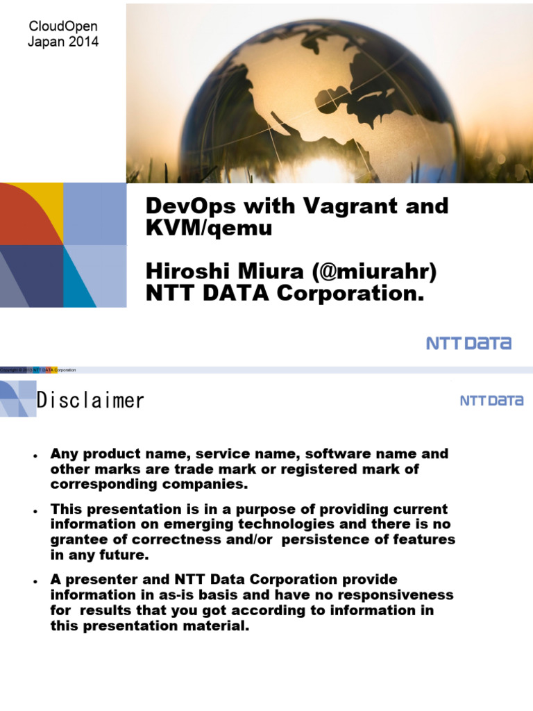Introduction To Vagrant KVM Nttdata | PDF | Virtual Machine ...