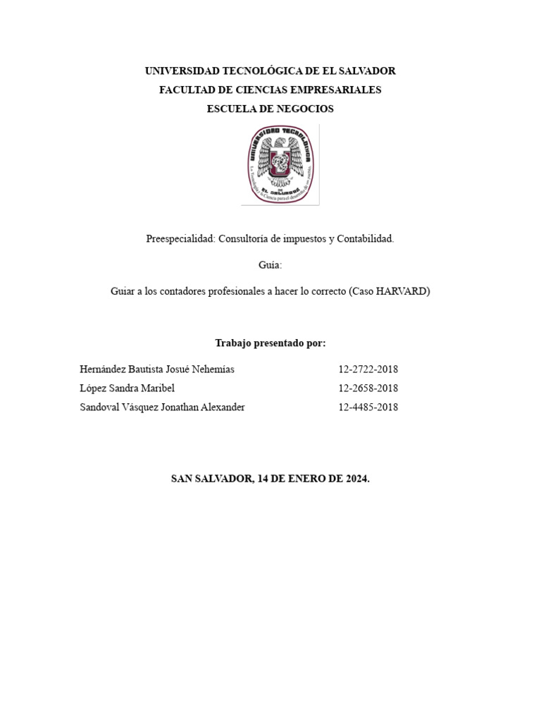 Caso Harvard Tarea 1 Equipo Nº5 | PDF | Contabilidad | Contador Caso Harvard Tarea 1 Equipo Nº5 | PDF | Contabilidad | Contador
