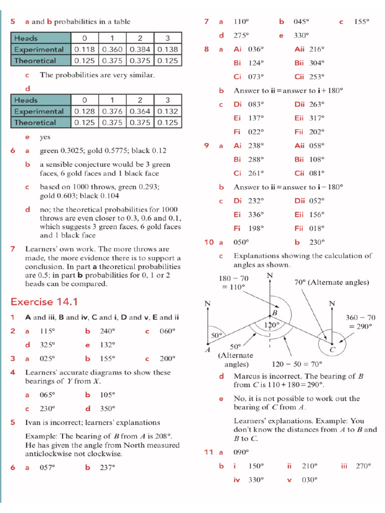 Answer Key WB Unit 14 | PDF