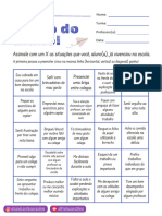 Bingo das Emoções: Atividade Educativa | PDF
