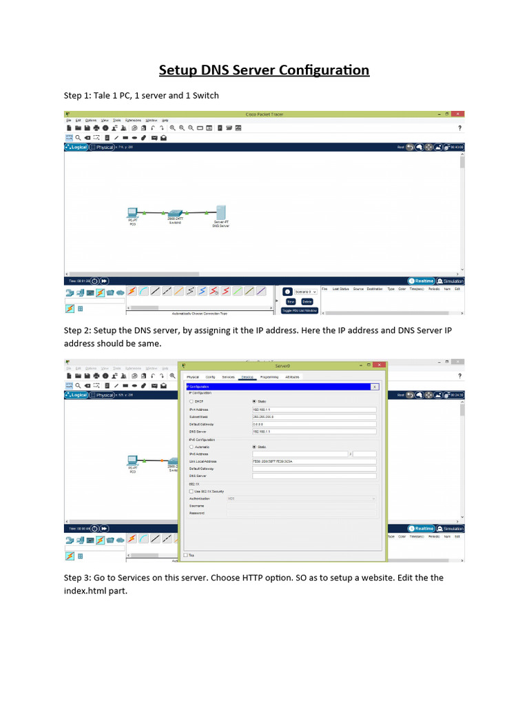 Configure DNS Server | PDF Configure DNS Server | PDF