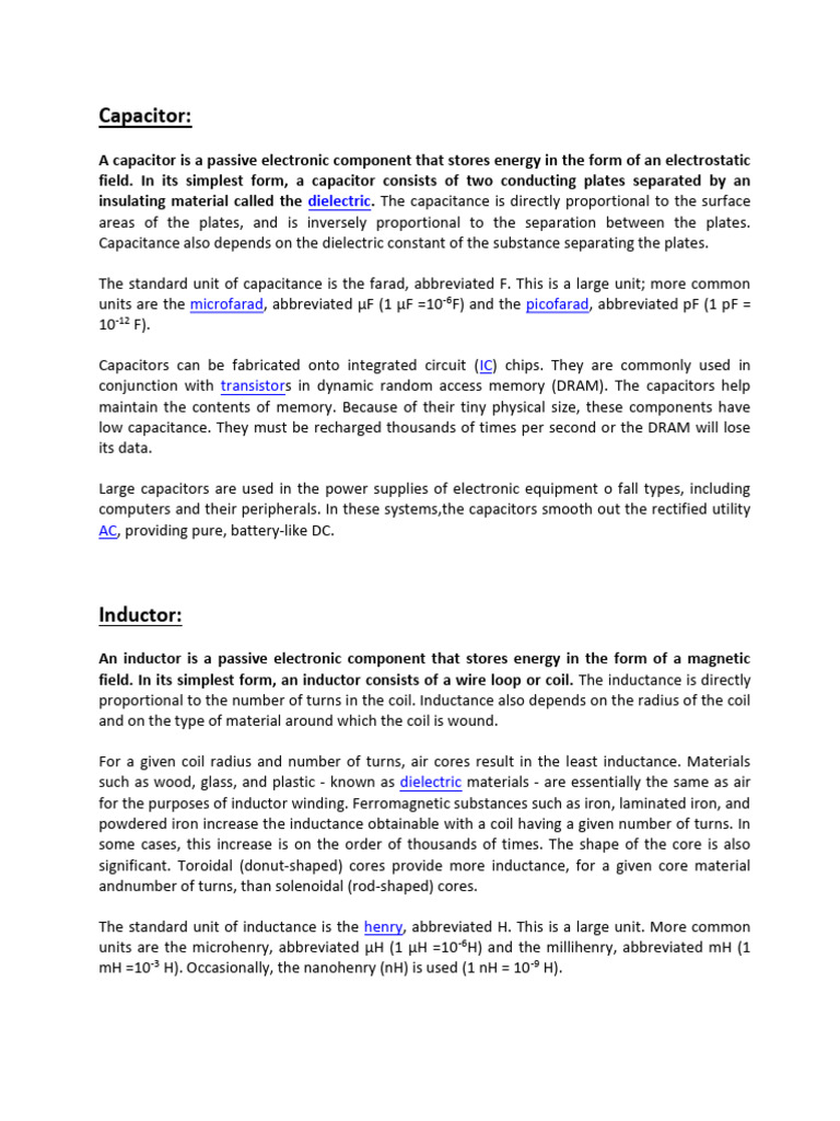 Capacitor Inductor Resistor Pdf