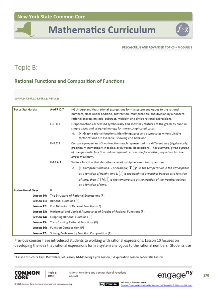 precalculus-m3-topic-b-overview (1) | PDF | Function (Mathematics) | Asymptote