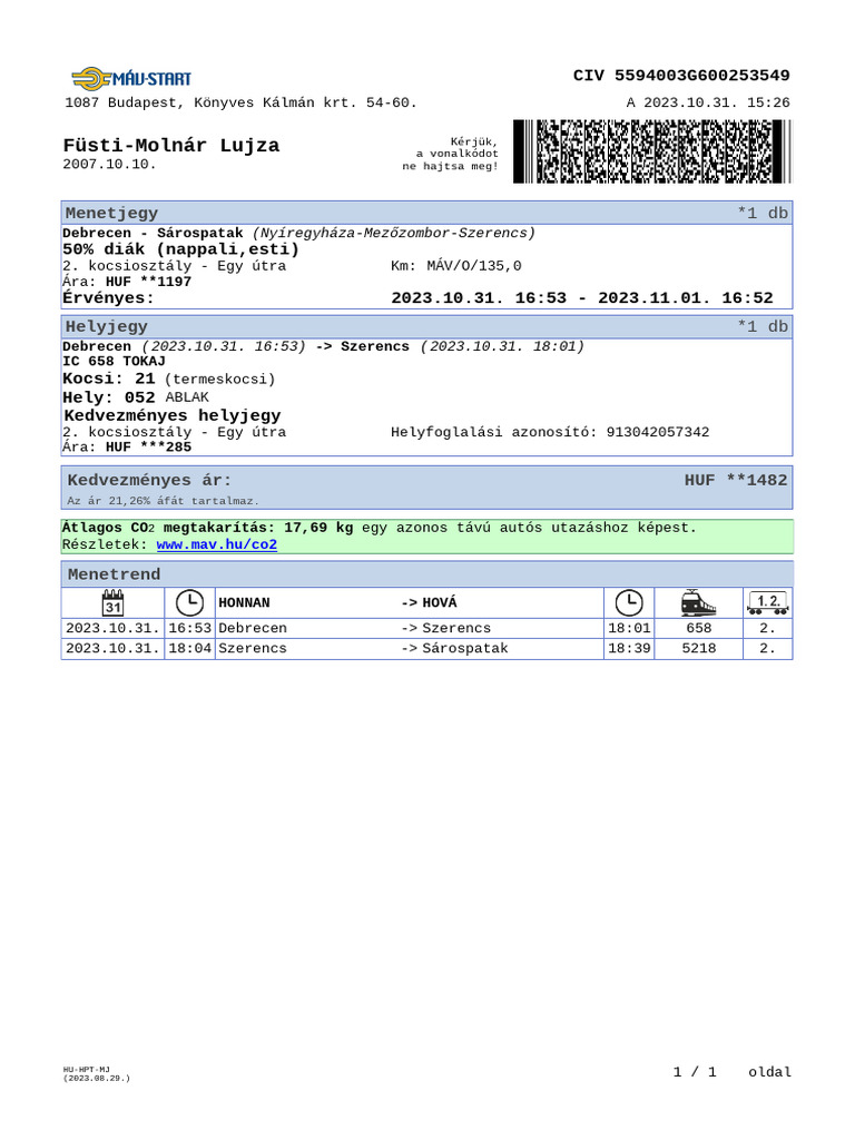 JEGY Fusti Molnar Lujza 5594003G600253549 | PDF
