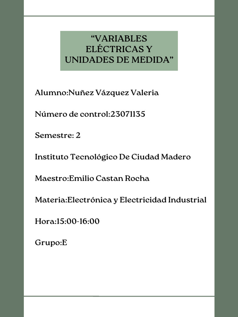 Elect y Elec Industrial | PDF | Carga eléctrica | Corriente eléctrica