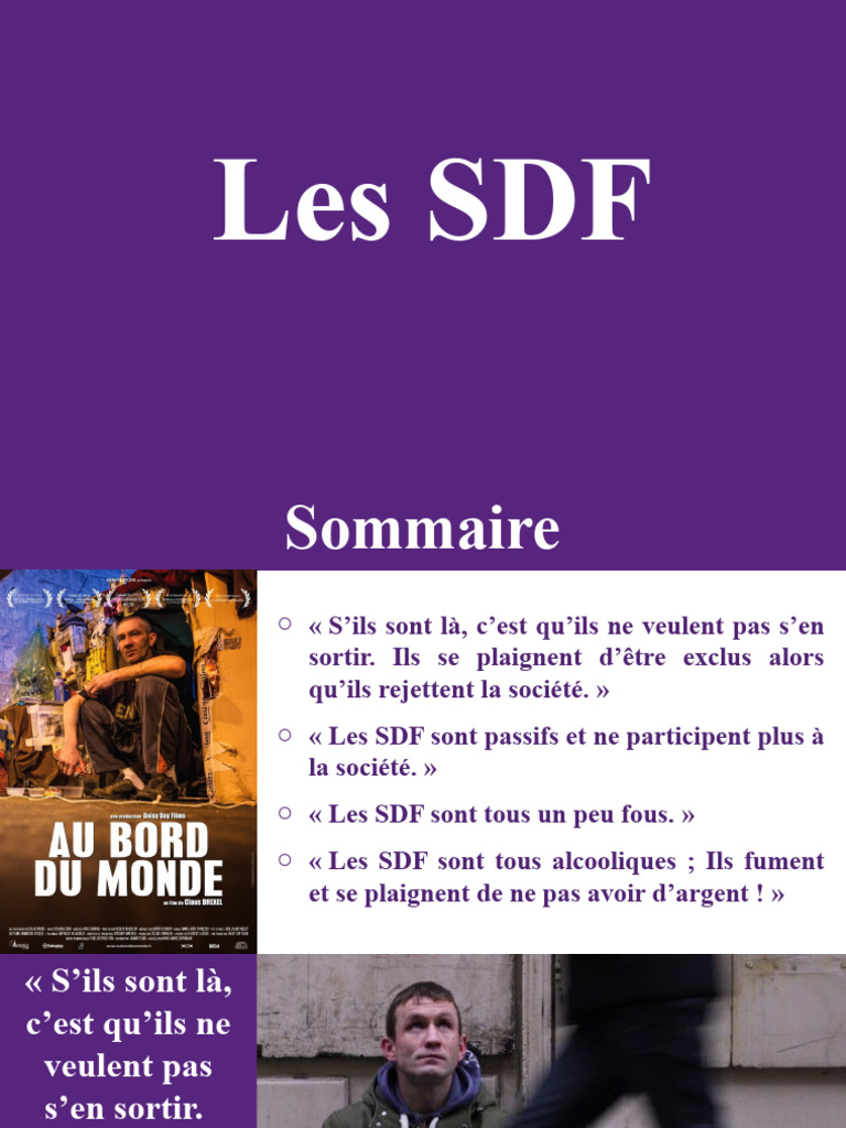Présentation SDF | PDF