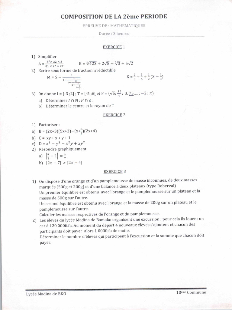 Compo Math 10 q2 LM | PDF