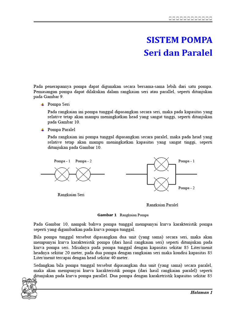 POMPA - Seri Dan Paralel | PDF
