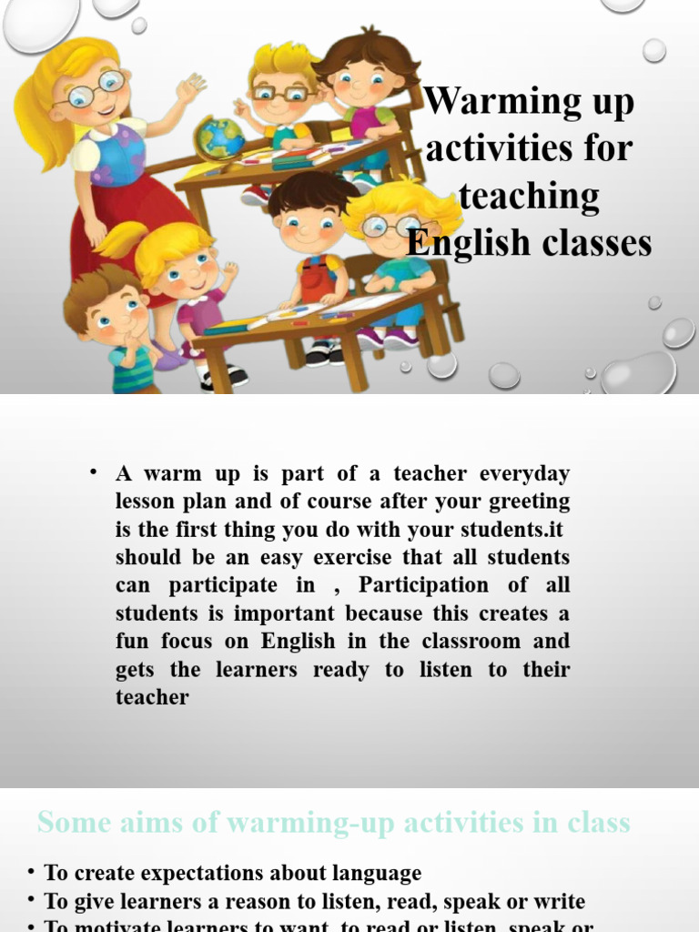 Warming Up | PDF | Vocabulary | English As A Second Or Foreign Language