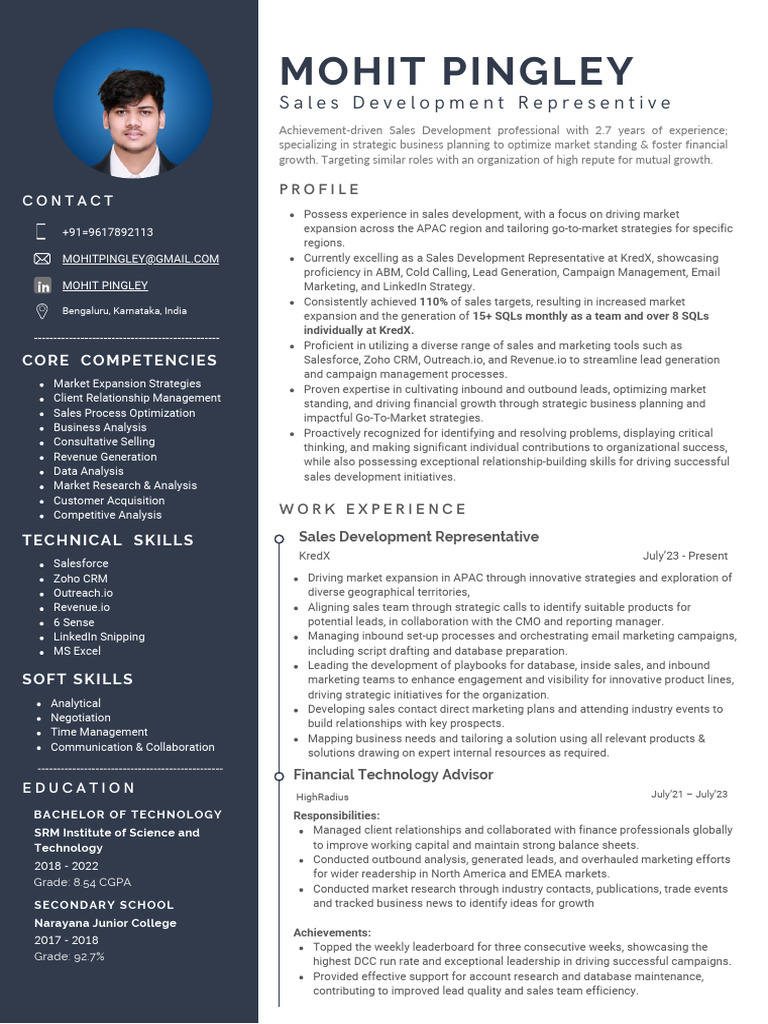 Mohit Ping Ley | Download Free PDF | Sales | Customer Relationship Management