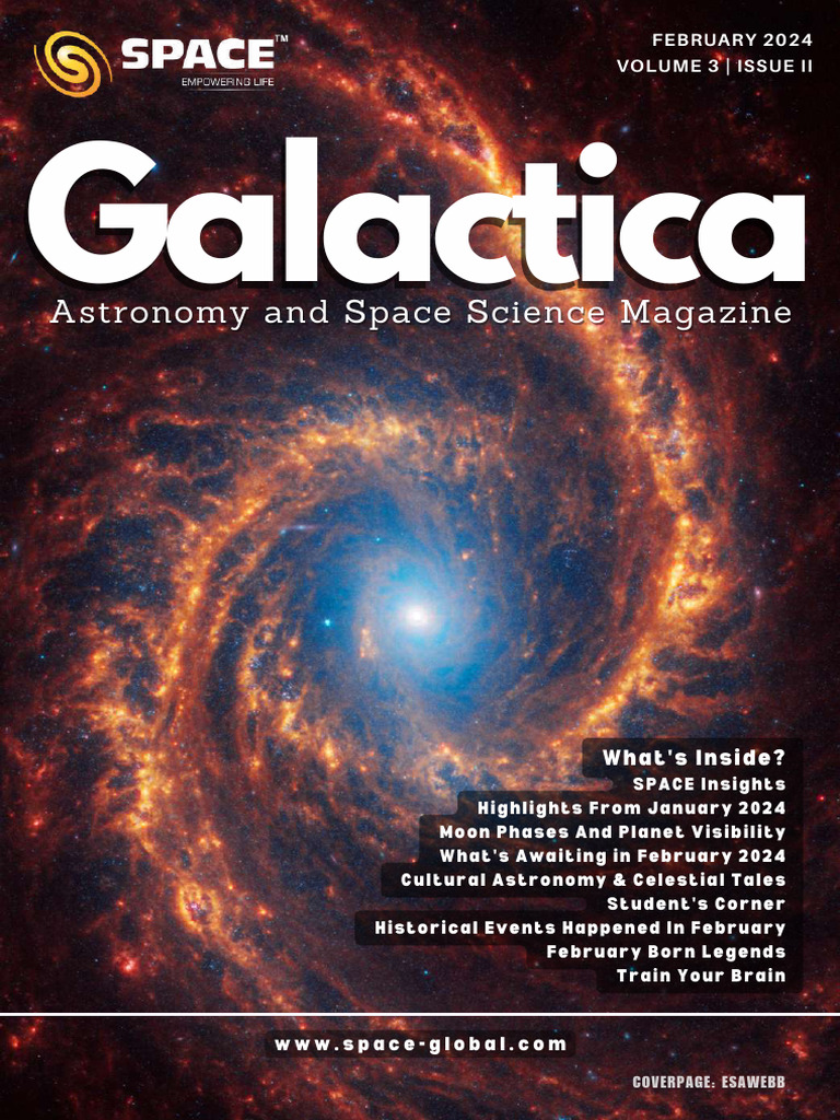Galactica Astronomy Magazine - February 2024 | PDF | Jupiter | Physical ...
