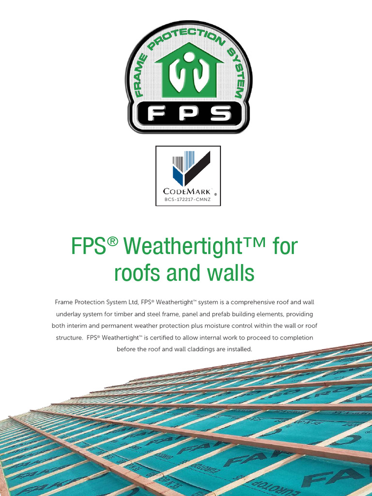Weathertight Wrap Info Pack | PDF | Roof | Wall