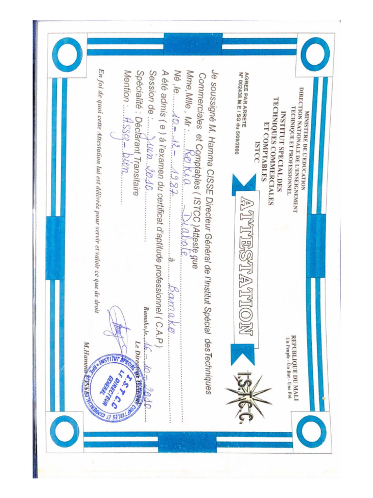 Quoi Cette Attestation | PDF